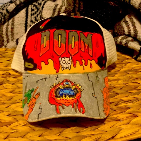 Accessories | Acrylic Painted Hat Themed After The Video Game Series ...